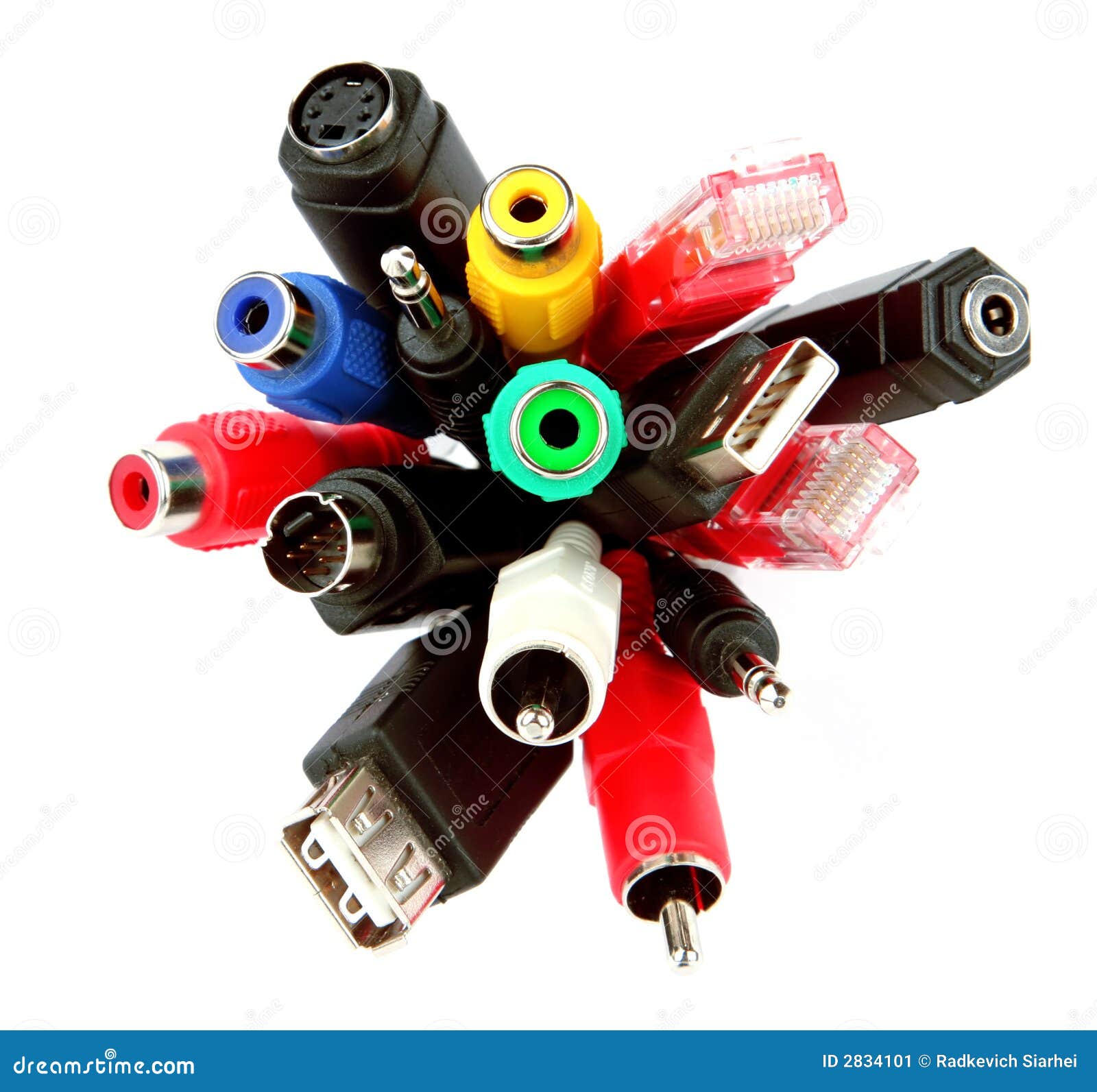Bunch of the Coloured Sockets Stock Image - Image of security, pattern ...