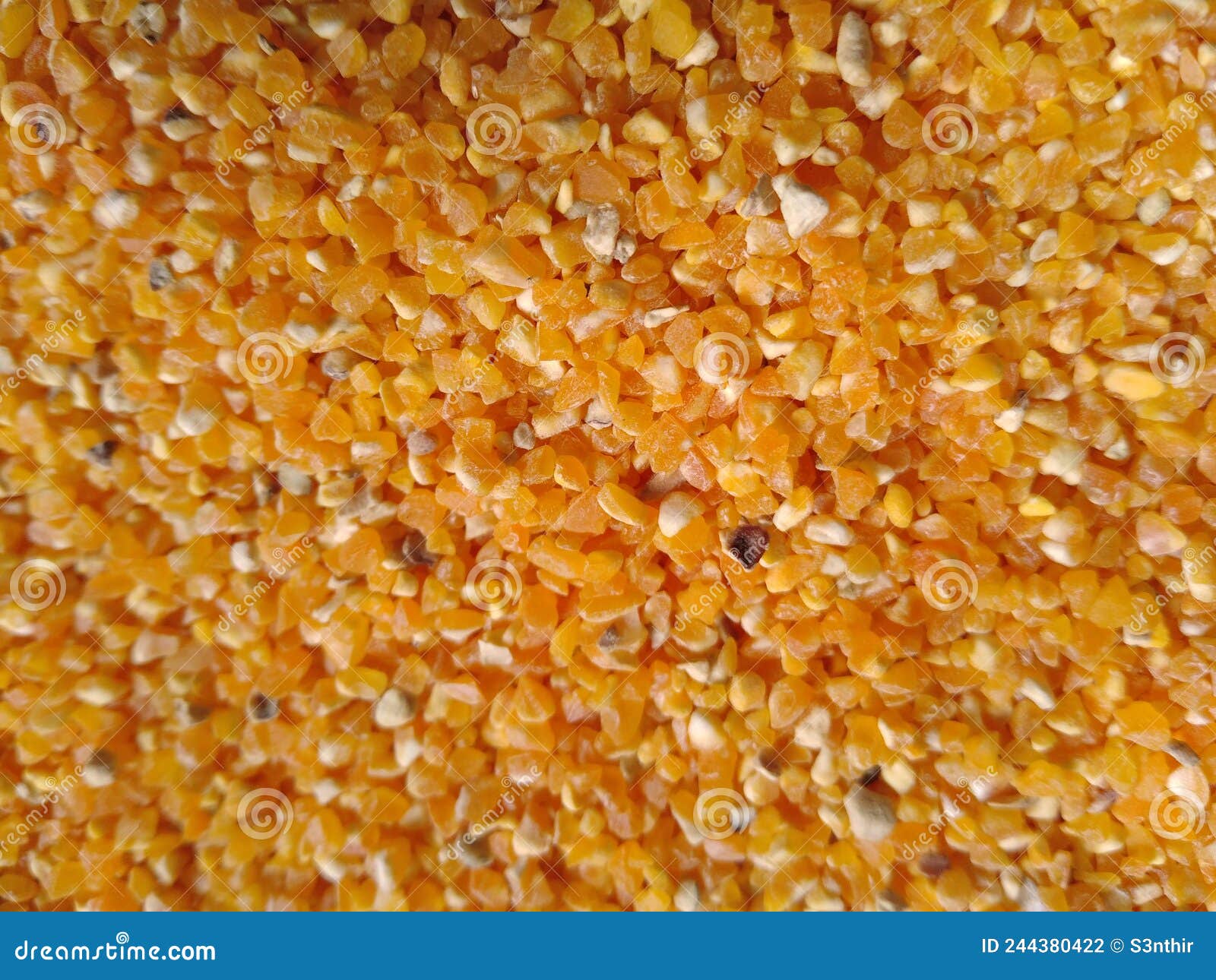 A Bunch of Corn Kernels that are Broken into Small Sizes Stock Photo ...