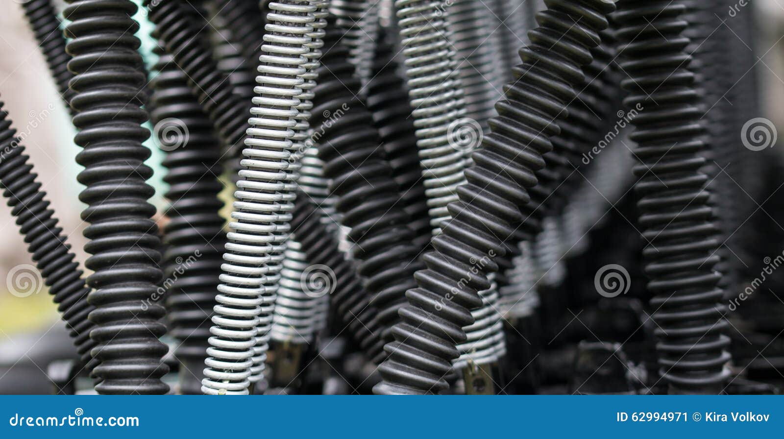 Bunch of Corrugated Tubes and Pipes Stock Image - Image of corrugated ...