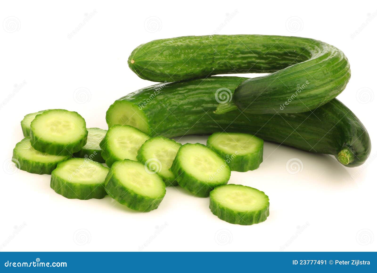 Bunch of Curly Turkish Cucumbers Stock Image - Image of green, pieces ...