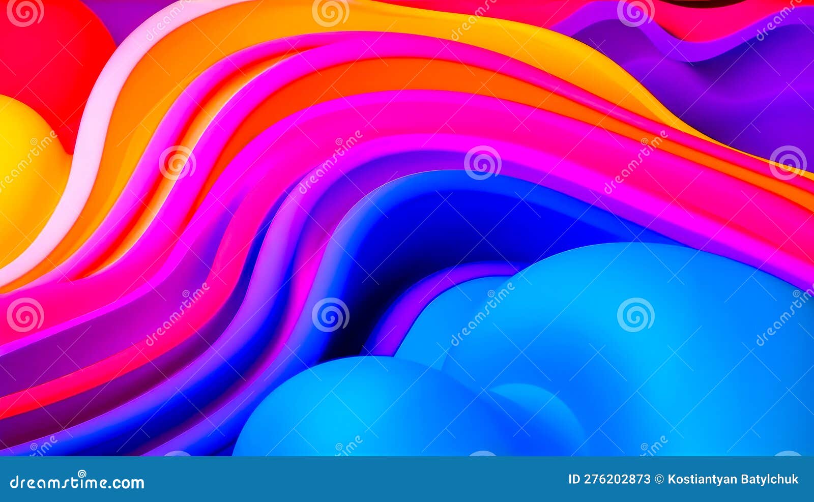 Bunch of Different Colored Balloons in the Air with Blurry Background ...