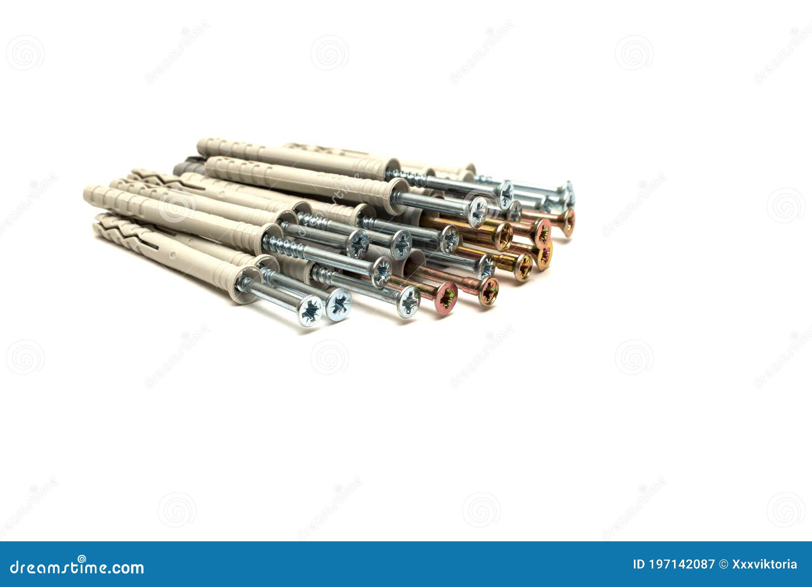 Bunch of Different Dowel Nails for Attaching To Dense Materials As ...