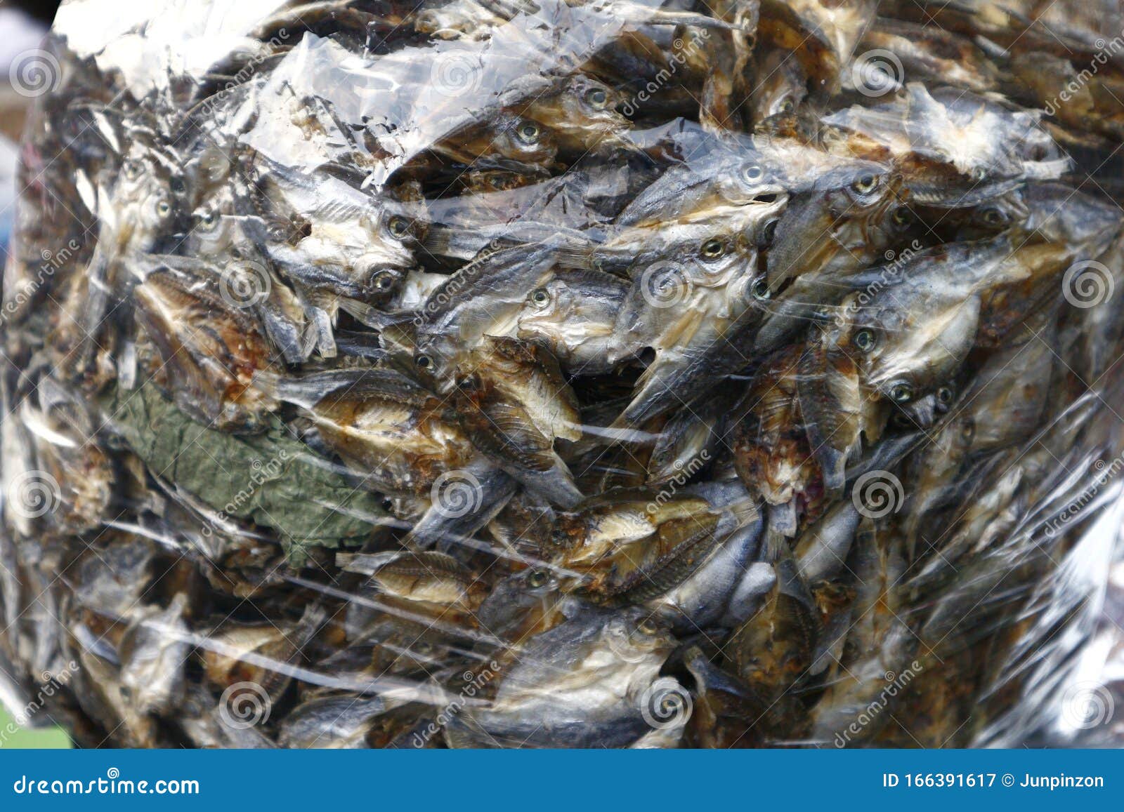 Bunch of Dried Fish Called Ayungin or Silver Perch Stock Image - Image ...