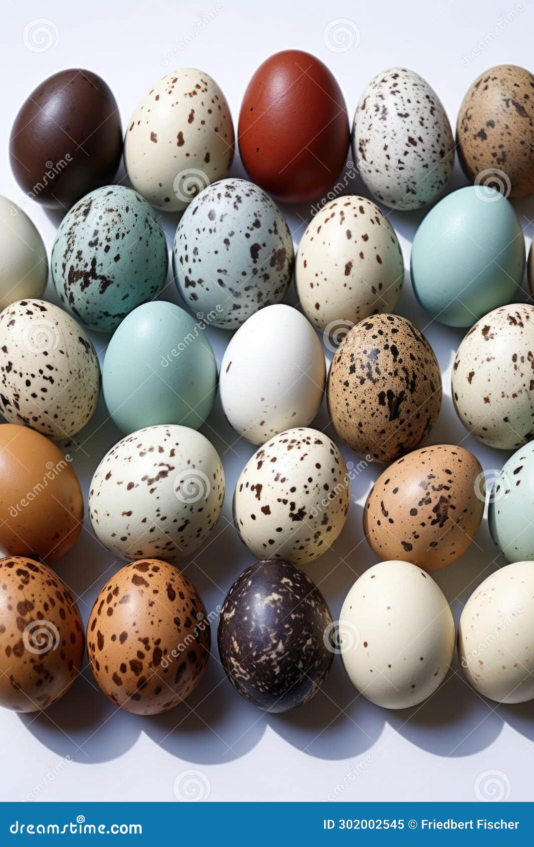 A Bunch of Eggs Sitting on Top of a Table. Various Eggs, Assorted ...