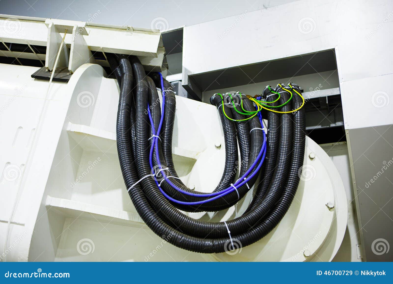 Bunch of electric cables stock image. Image of bunch - 46700729