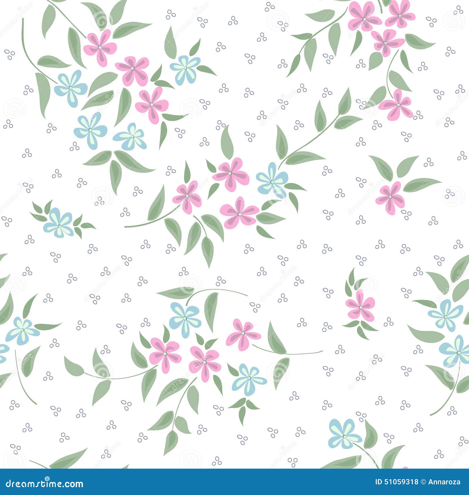 Bunch of Flovers stock vector. Illustration of beautiful - 51059318