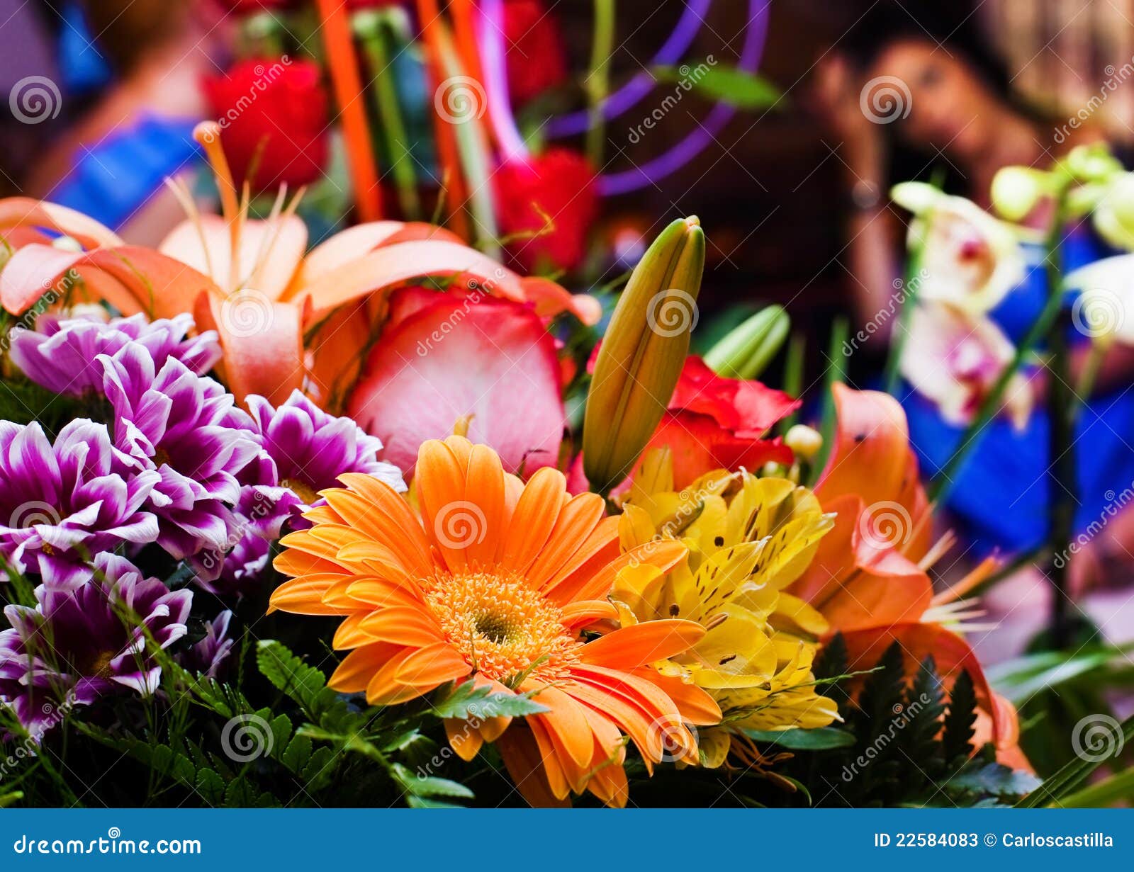 Bunch of flowers stock image. Image of beauty, celebration - 22584083