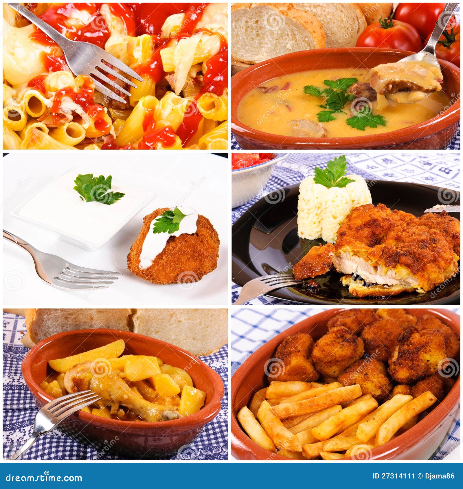 Bunch of food collage stock image. Image of dish, molasses - 27314111