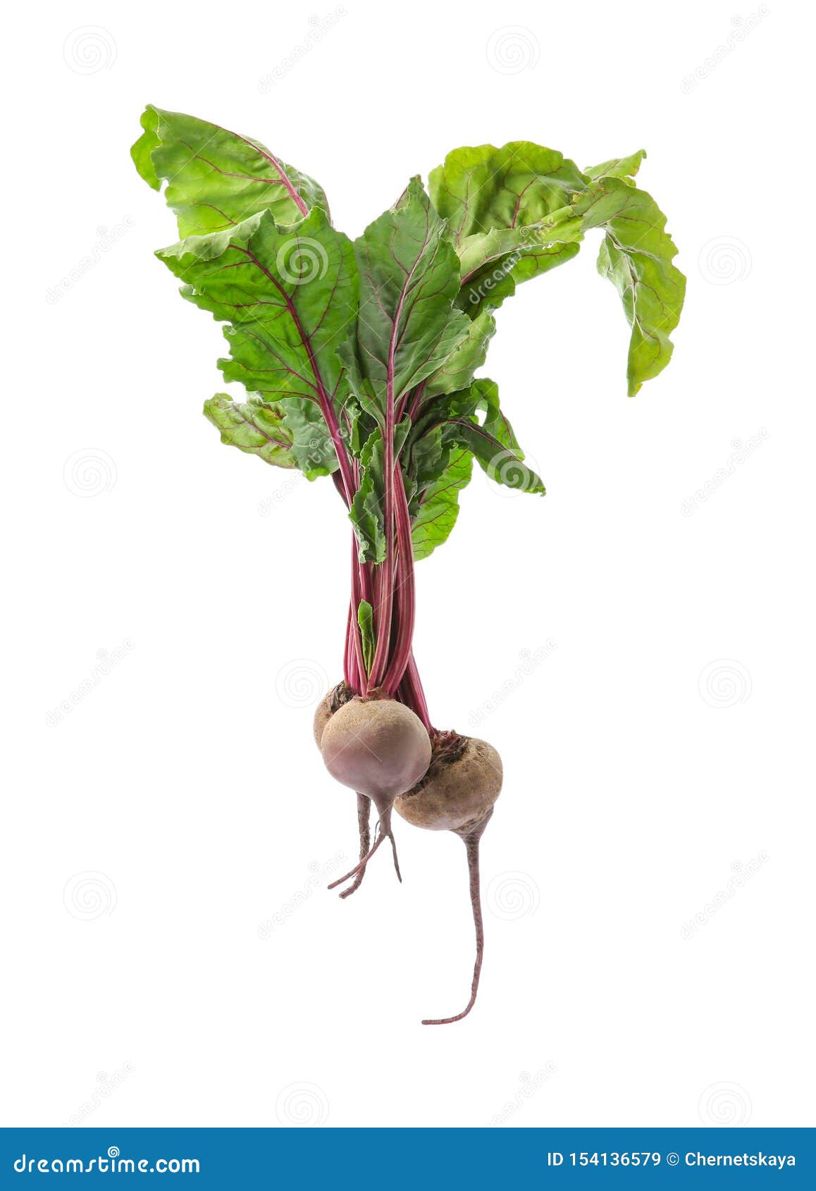 Bunch of Fresh Beets with Leaves on White Stock Image - Image of ...