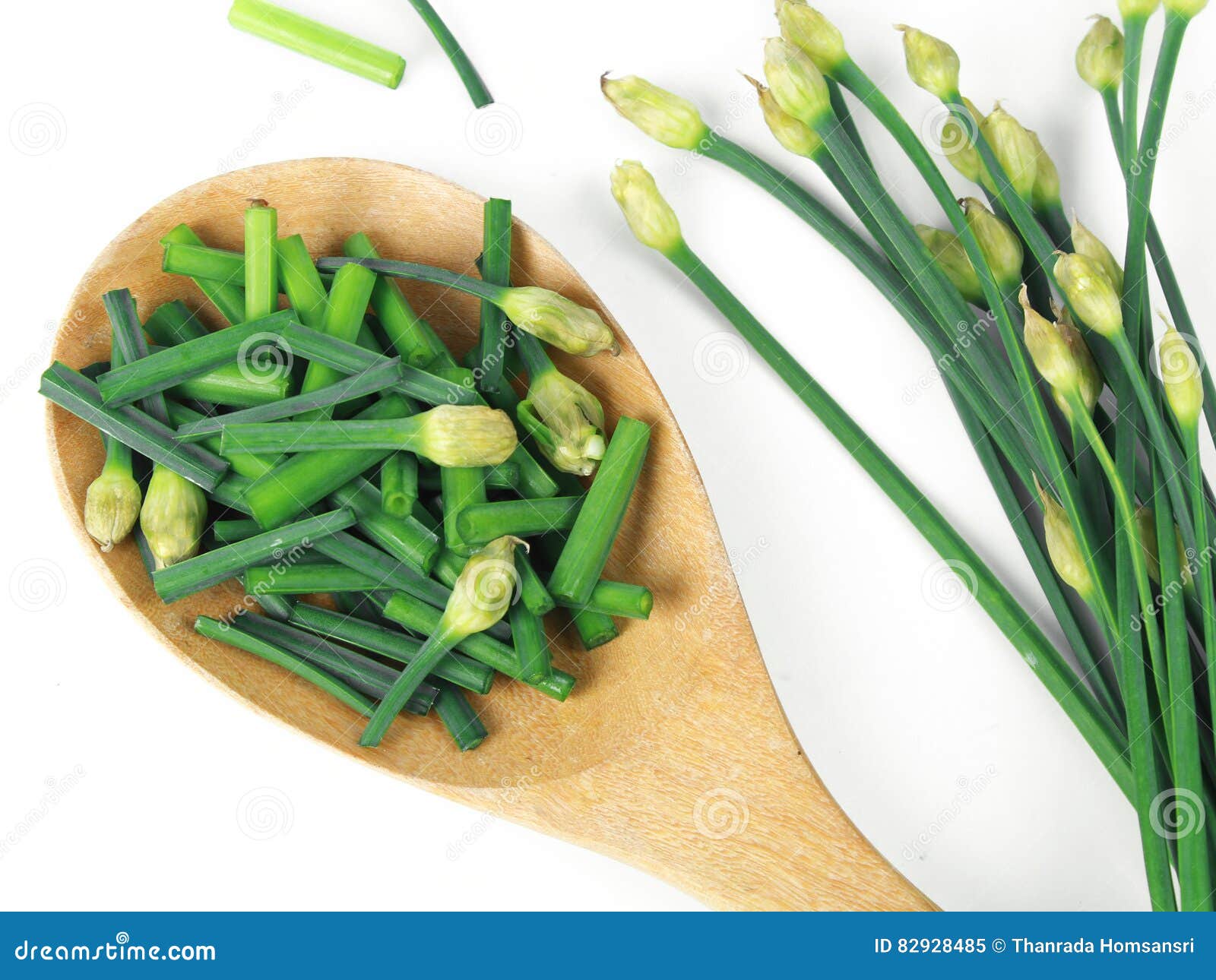 Bunch of fresh chives stock image. Image of choi, garlic - 82928485