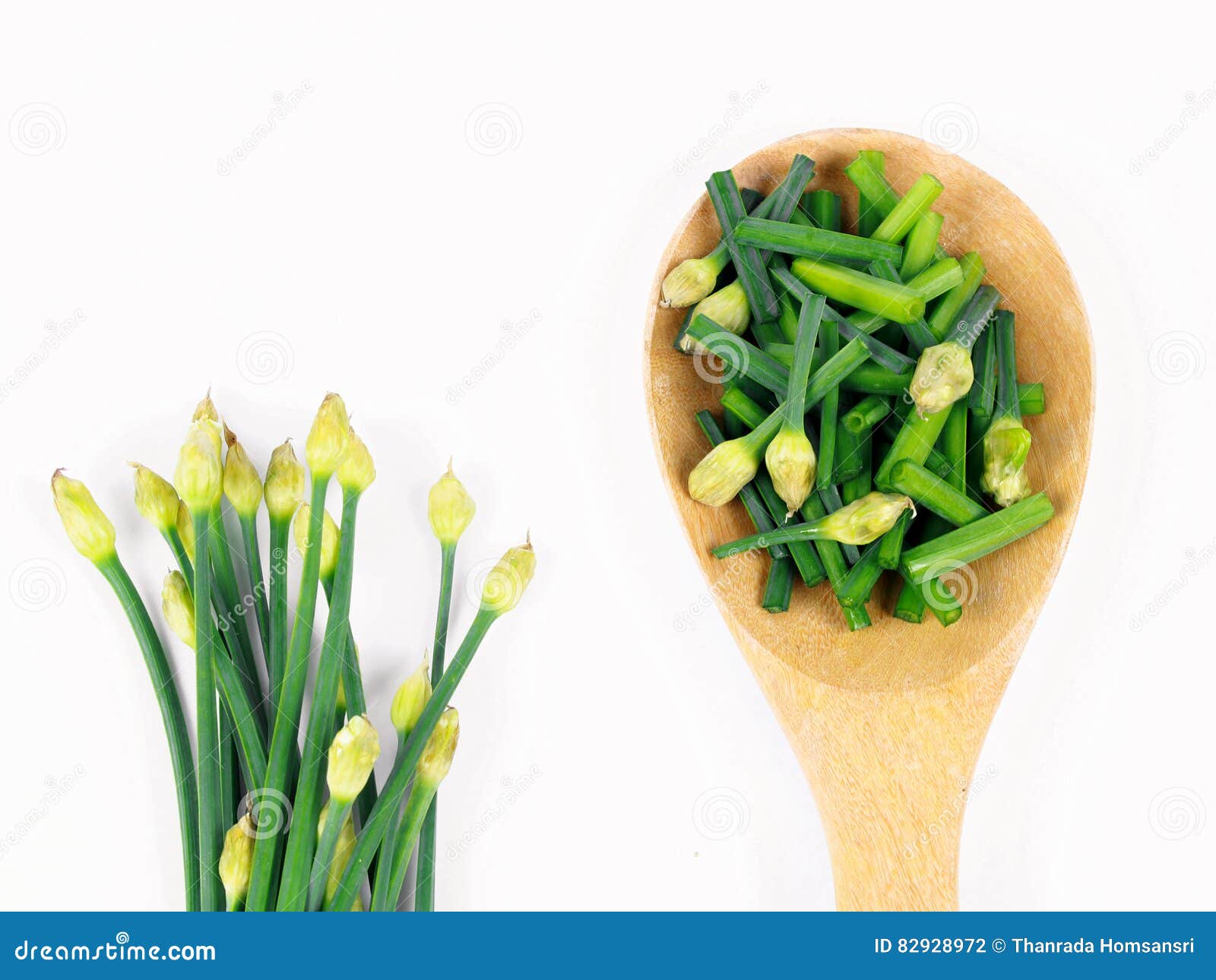 Bunch of fresh chives stock photo. Image of leek, asian - 82928972