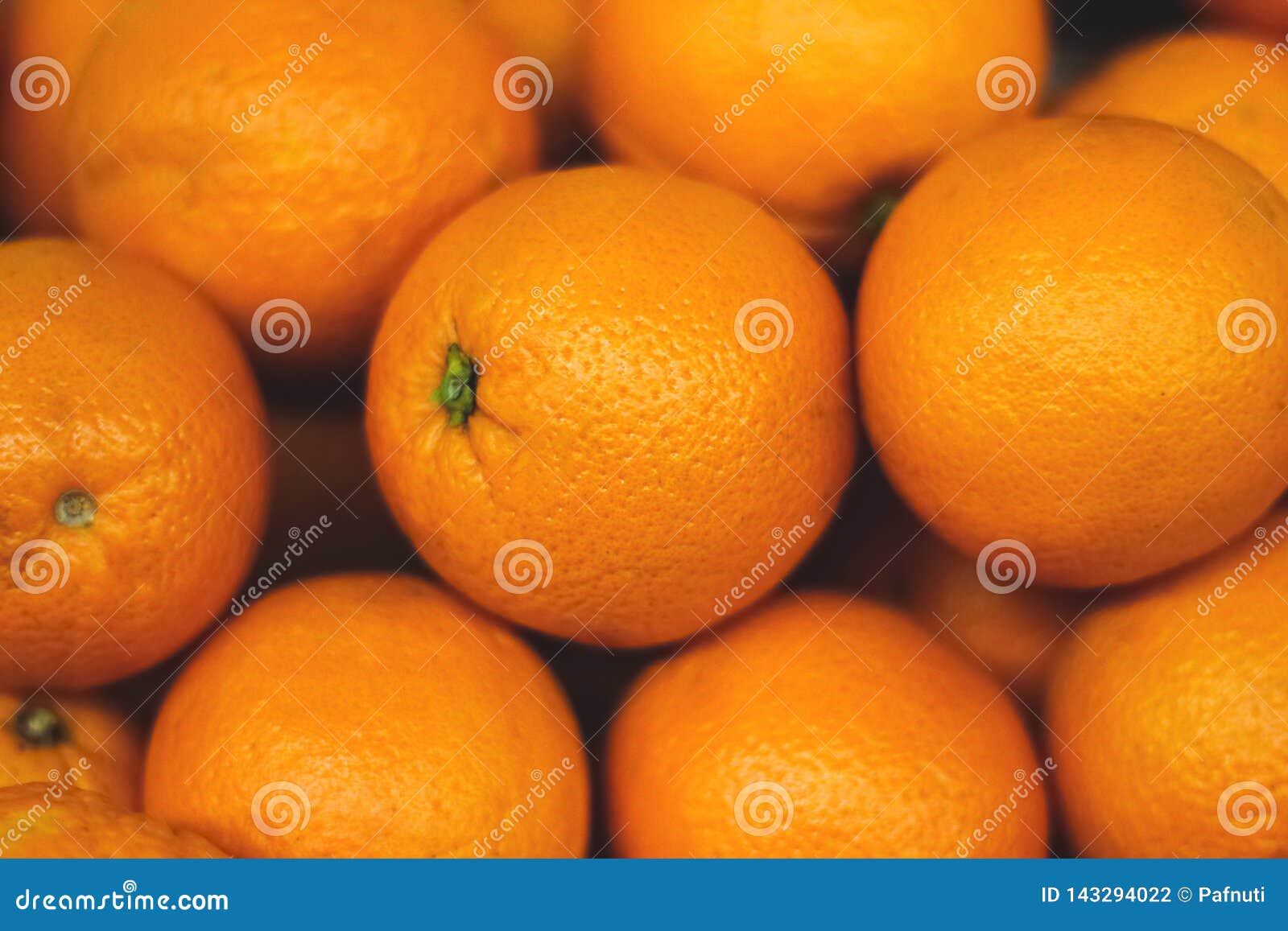 Bunch of Fresh Oranges on Market, Stack of Oranges. Stock Photo - Image ...