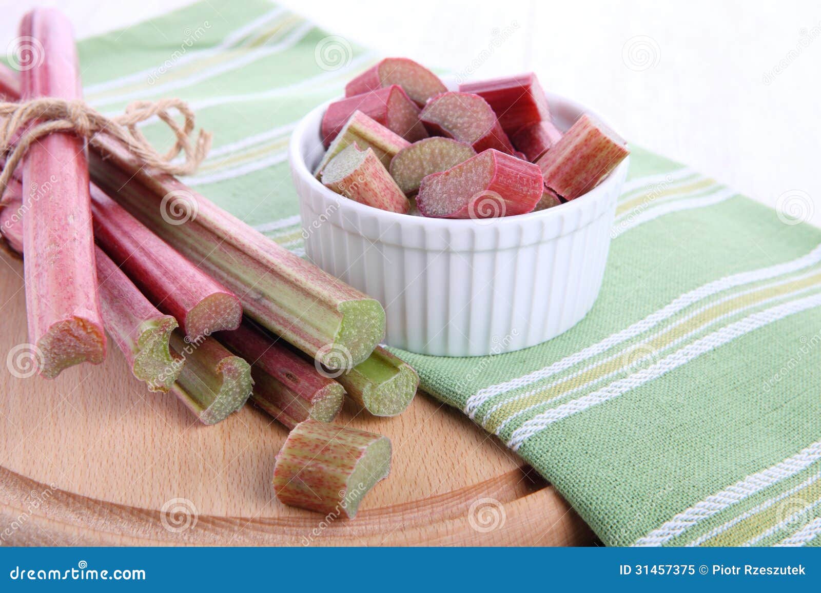 Bunch of fresh rhubarb stock image. Image of rhubarb - 31457375