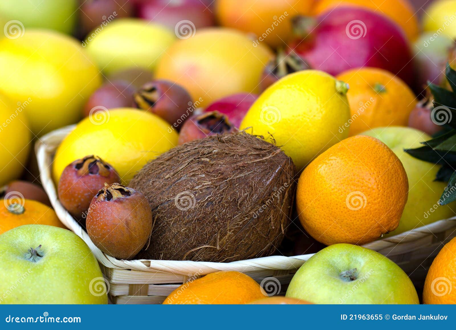 Bunch of fruit stock image. Image of foodstuff, nutrition - 21963655