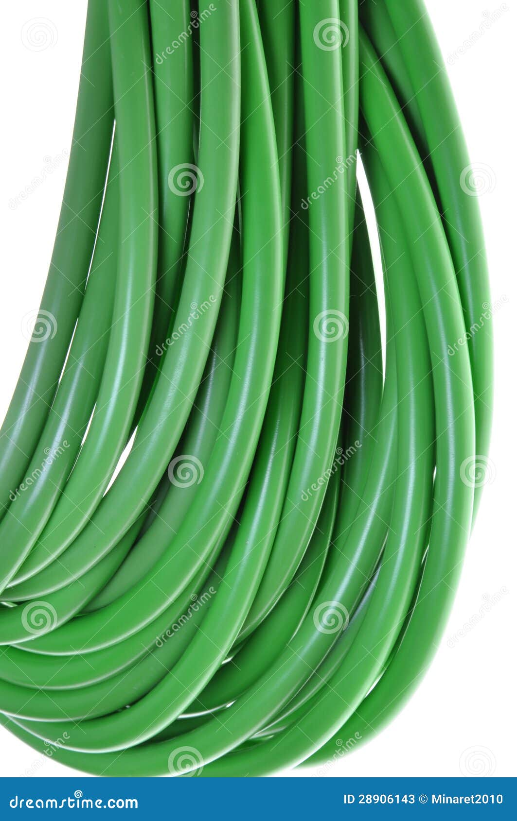 Bunch of Green Coaxial Cables Stock Image - Image of bandwidth, cable ...