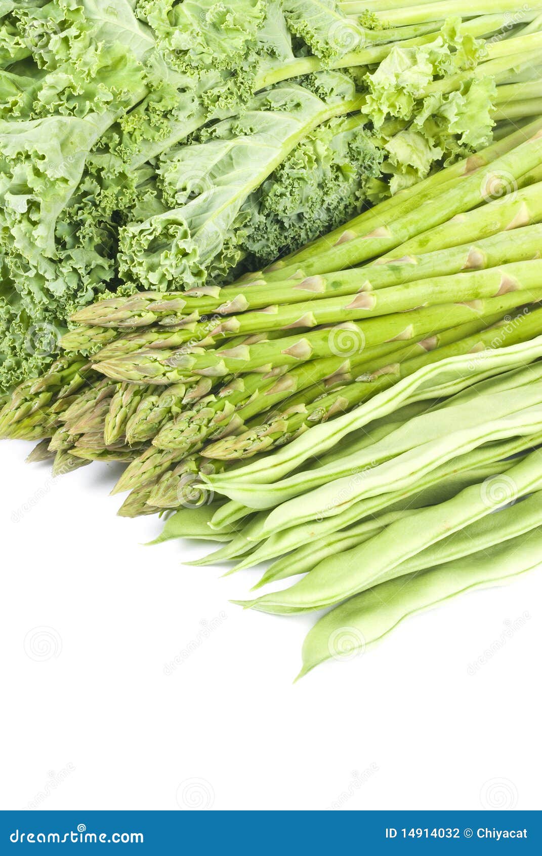 Bunch of Green Vegetables stock photo. Image of isolated - 14914032