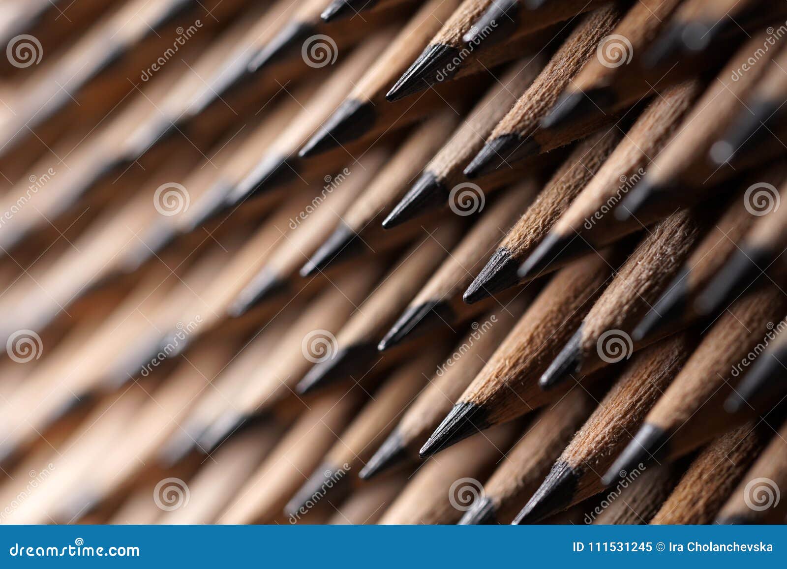 Bunch of Identical Sharp Graphite Pencils Stock Image - Image of ...