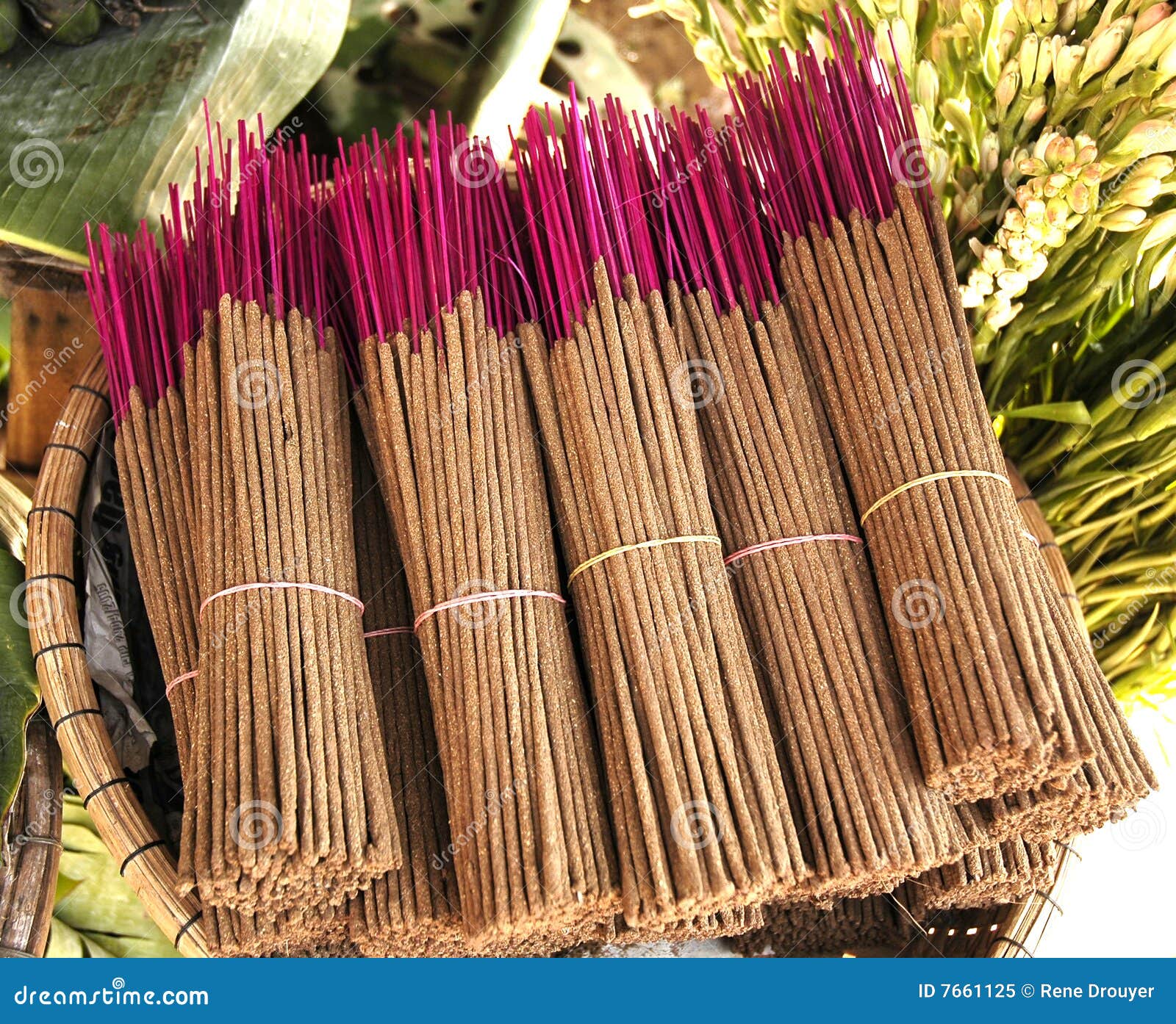 Bunch of incense sticks stock image. Image of market, asia - 7661125
