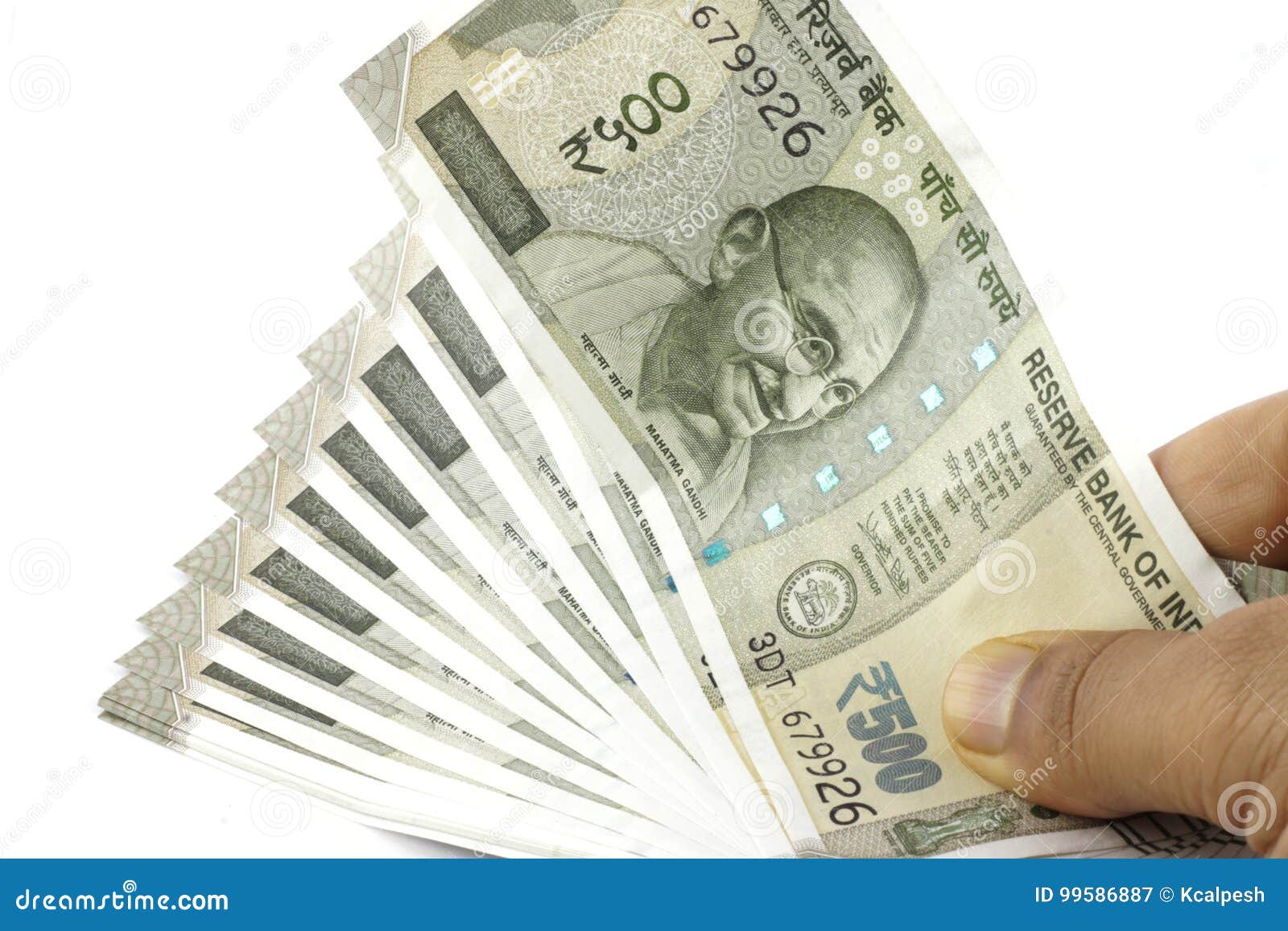 Indian Rupee Note Bunch