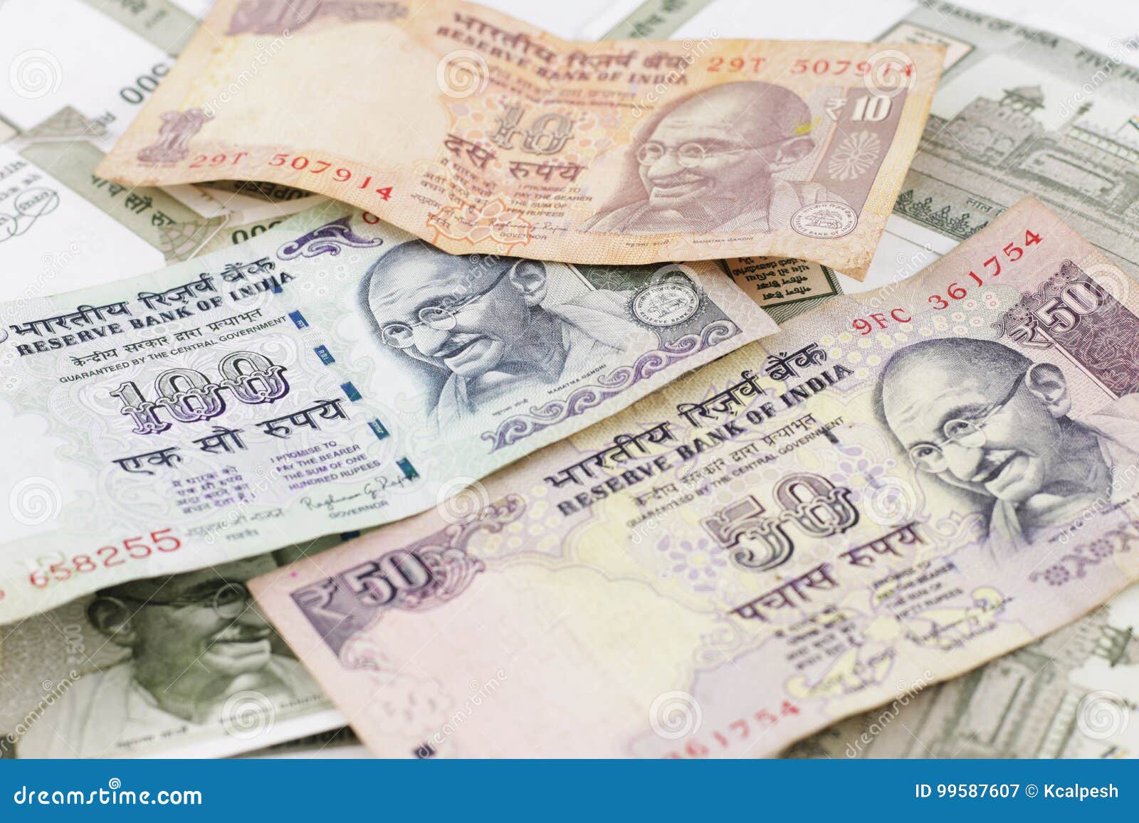 A Bunch of Indian Rupees. Indian Money, Indian Currency Stock Image ...