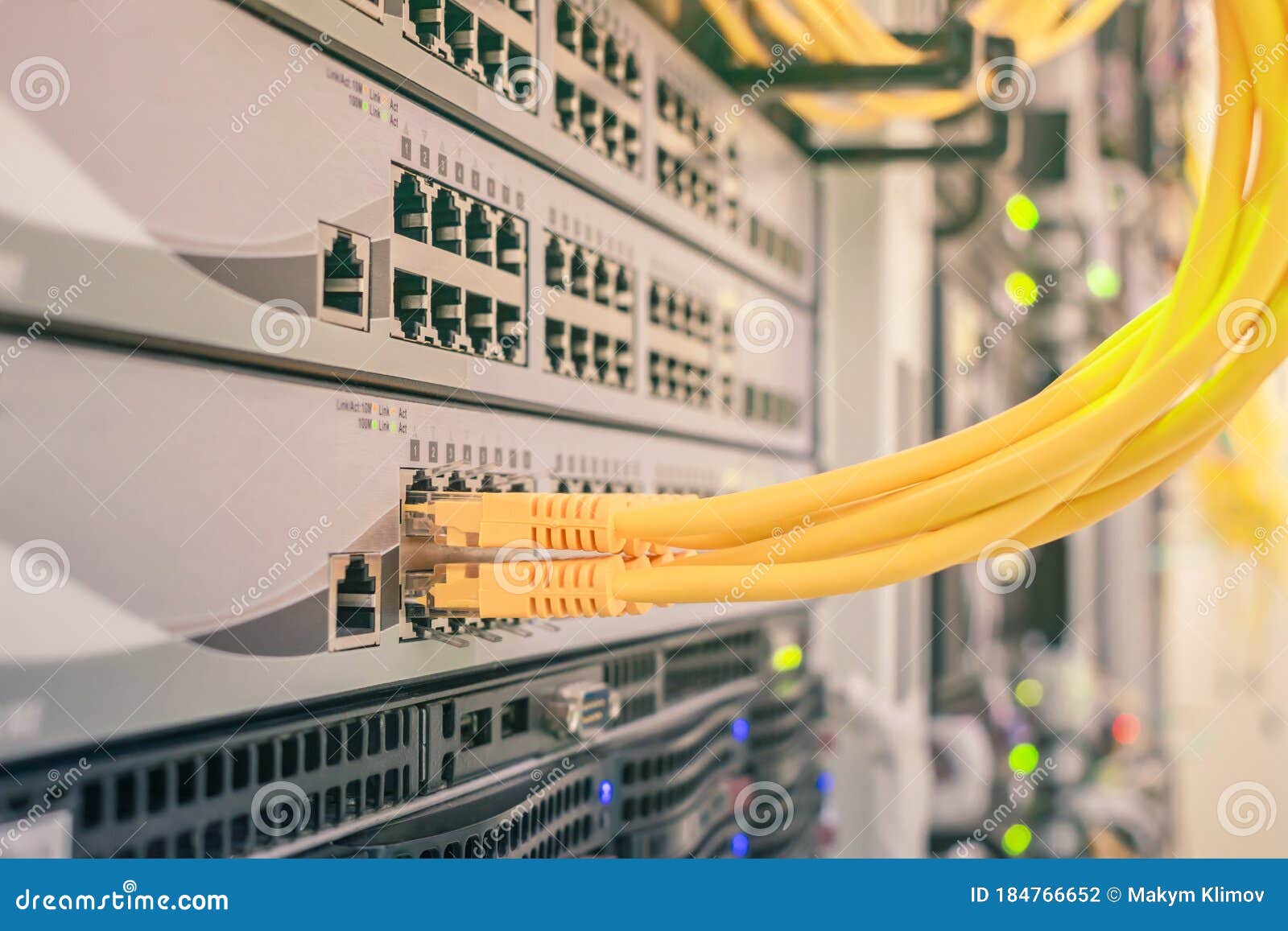 A Bunch of Internet Wires Connected To the Interfaces of Computing ...