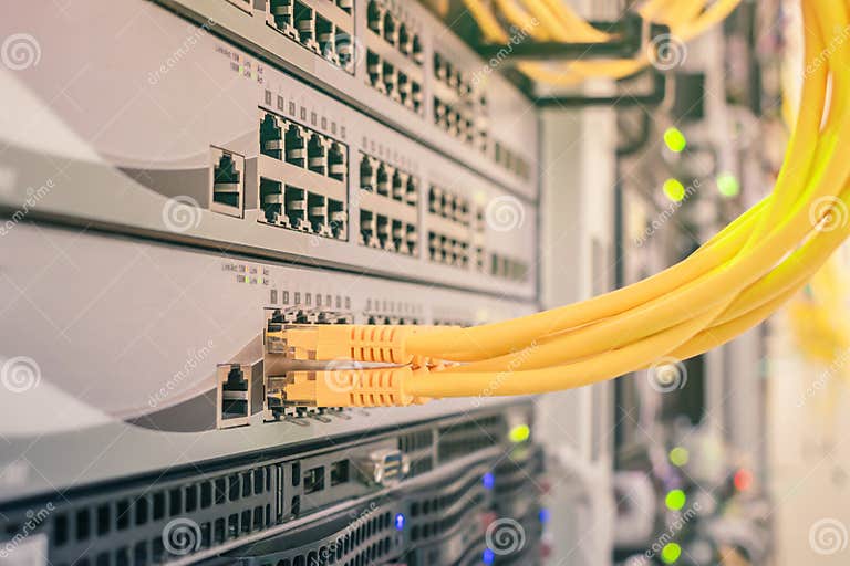 A Bunch of Internet Wires Connected To the Interfaces of Computing ...