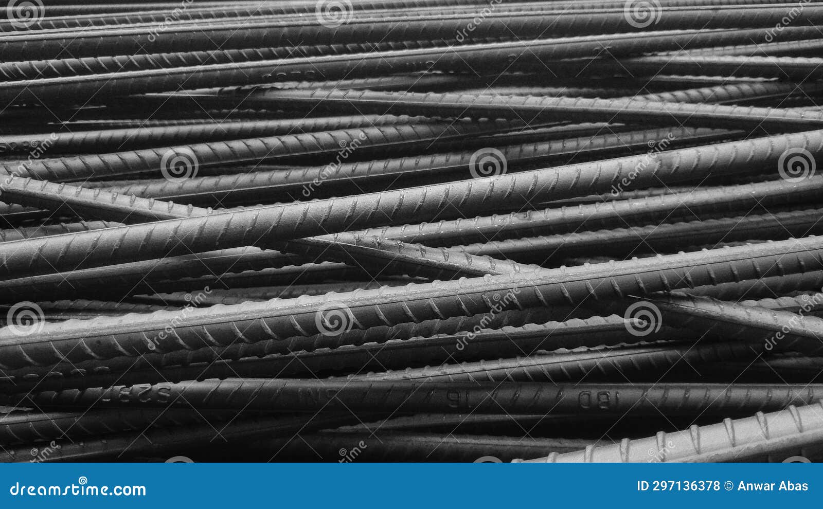 A bunch of iron rods stock photo. Image of rods, iron - 297136378
