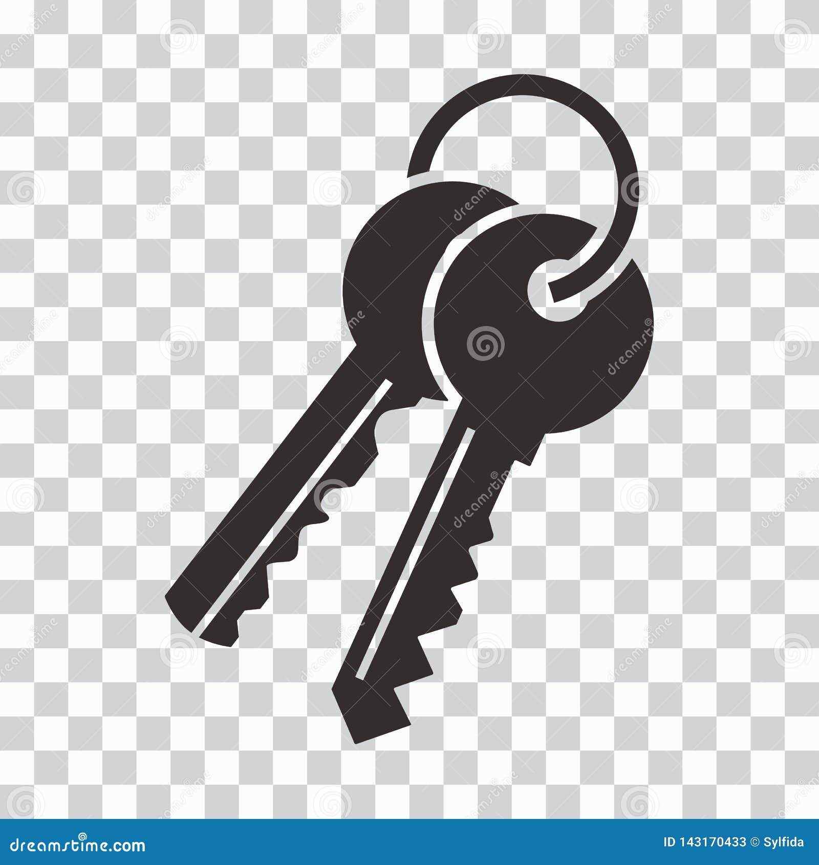 A Bunch Of Keys From The Cells In The Prison. Keys For Opening ...