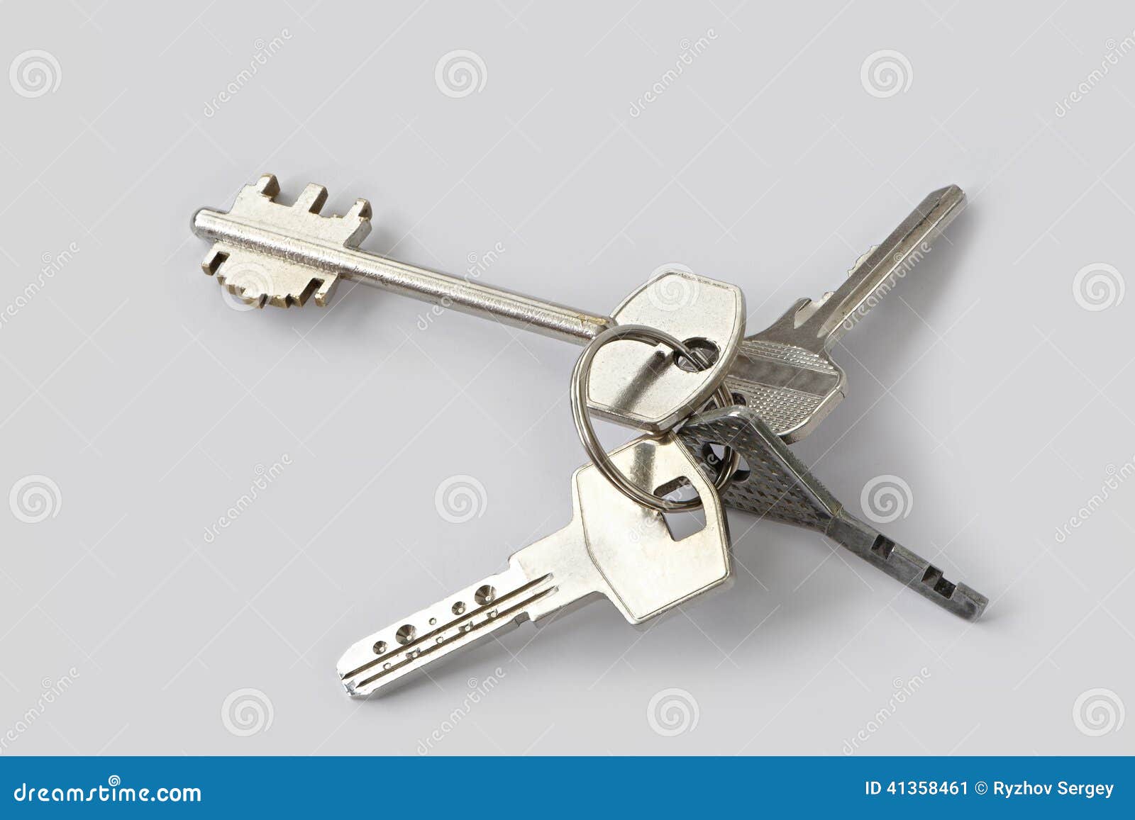 Bunch of keys stock image. Image of idea, isolated, ring - 41358461