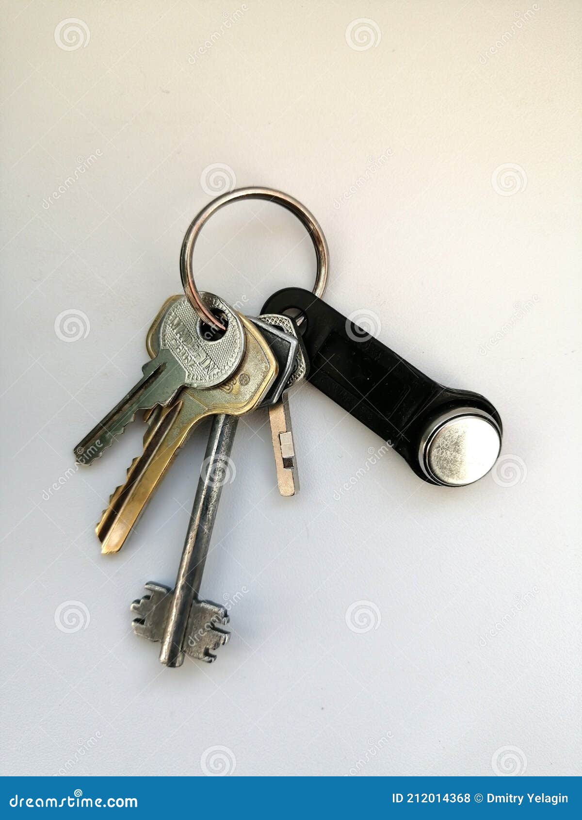 A bunch of keys on a ring stock photo. Image of magnetic - 212014368