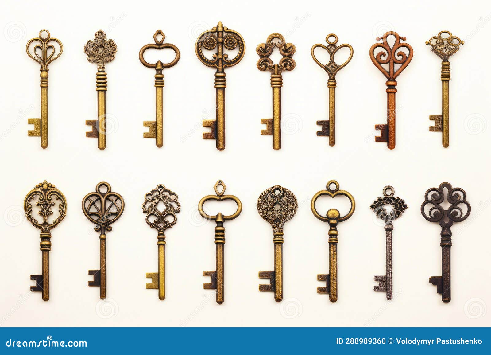 Bunch of Keys that are Sitting on Table Together,. Generative AI Stock ...