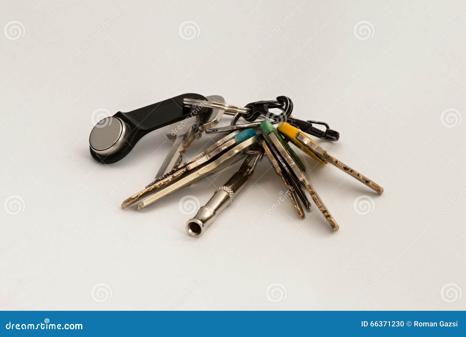 A bunch of keys stock photo. Image of metallic, white - 66371230