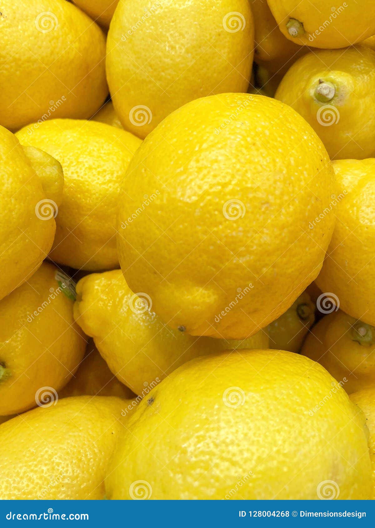 Bunch of Lemons stock photo. Image of produce, closeup - 128004268