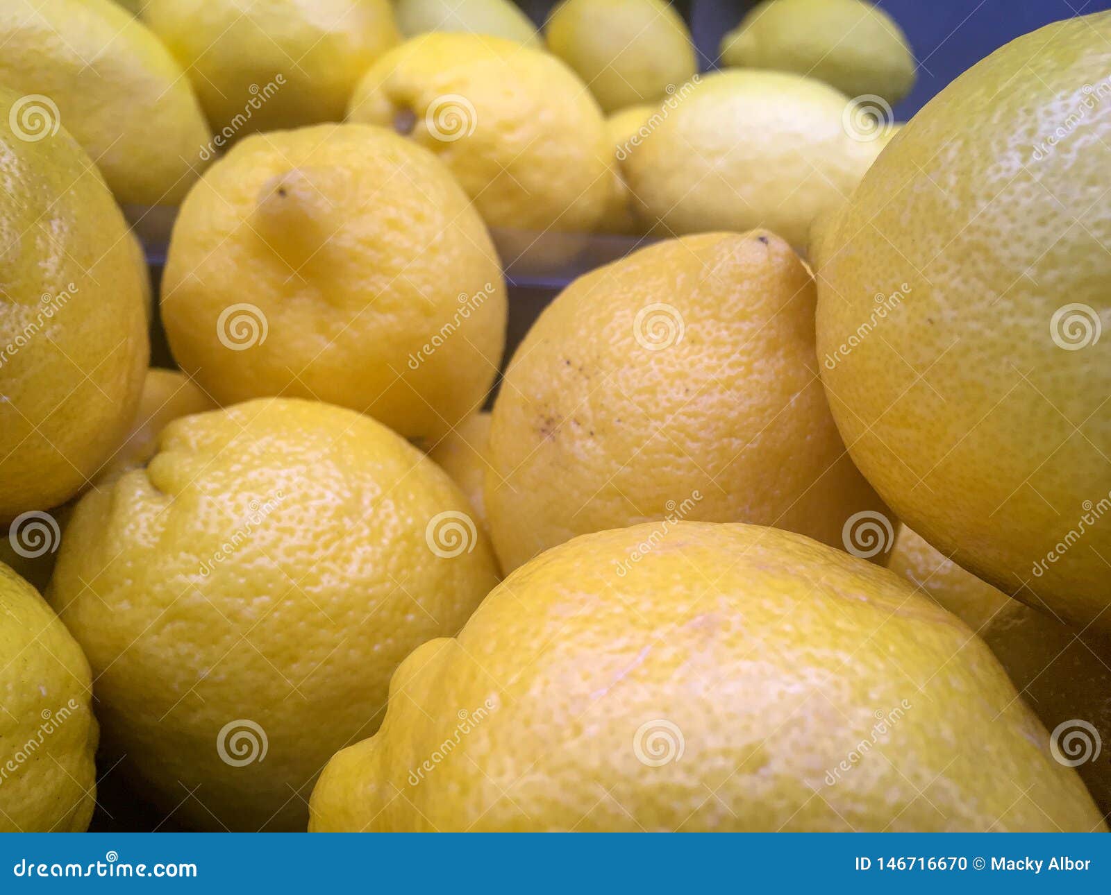 Bunch of Lemons Close Up Shot. Stock Photo - Image of ingredient ...