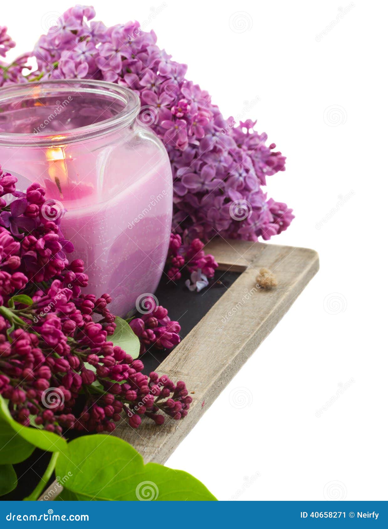 Bunch of Lilac in Jar Close Up Stock Image - Image of design ...