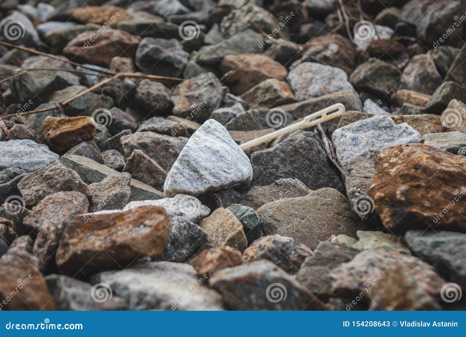 A Bunch of Little Stone Mountain of Rubble Stock Image - Image of break ...