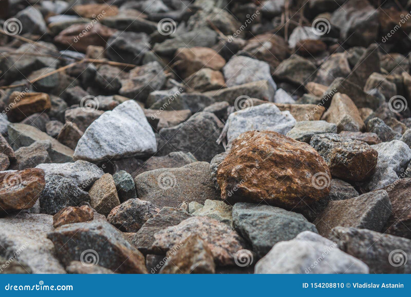 A Bunch of Little Stone Mountain of Rubble Stock Photo - Image of ...