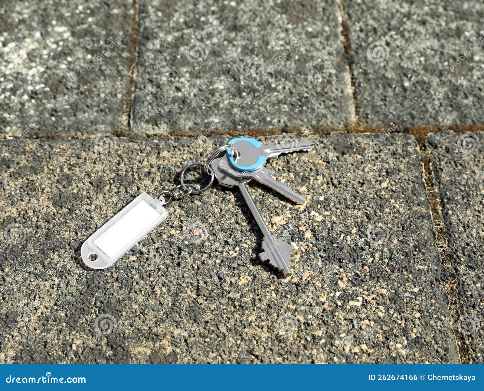 Bunch of Lost Keys on Pavement Outdoors Stock Photo - Image of street ...