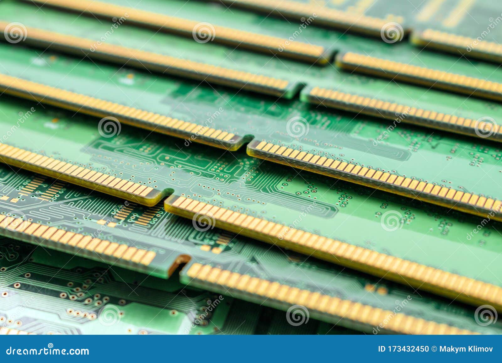 Ddr And Sdram Main Storage Are Each Other. Many Random Access Memory Is A Close Up. Computer ...