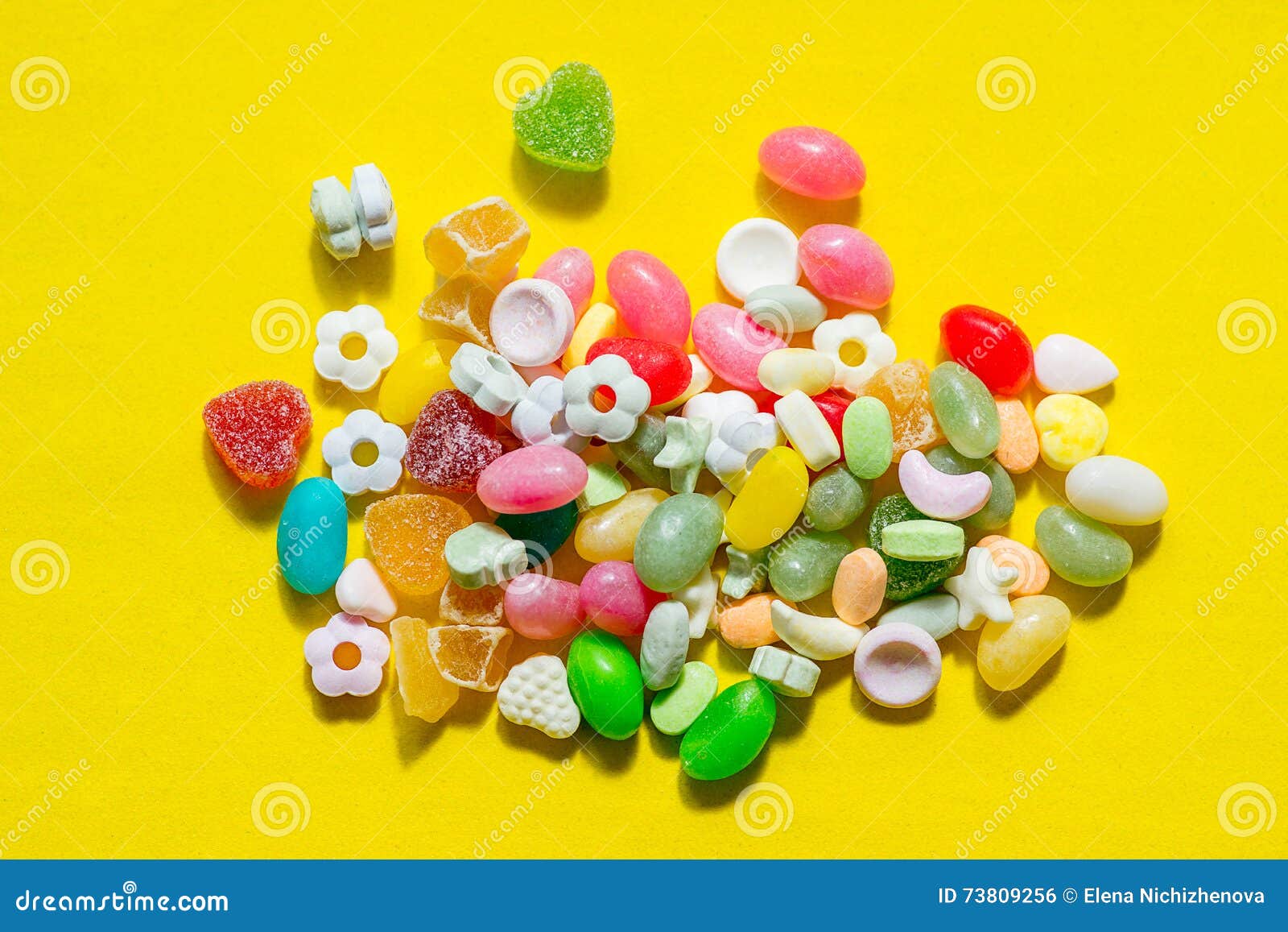 Bunch of Multi-colored Candy Stock Photo - Image of sugar, flavors ...