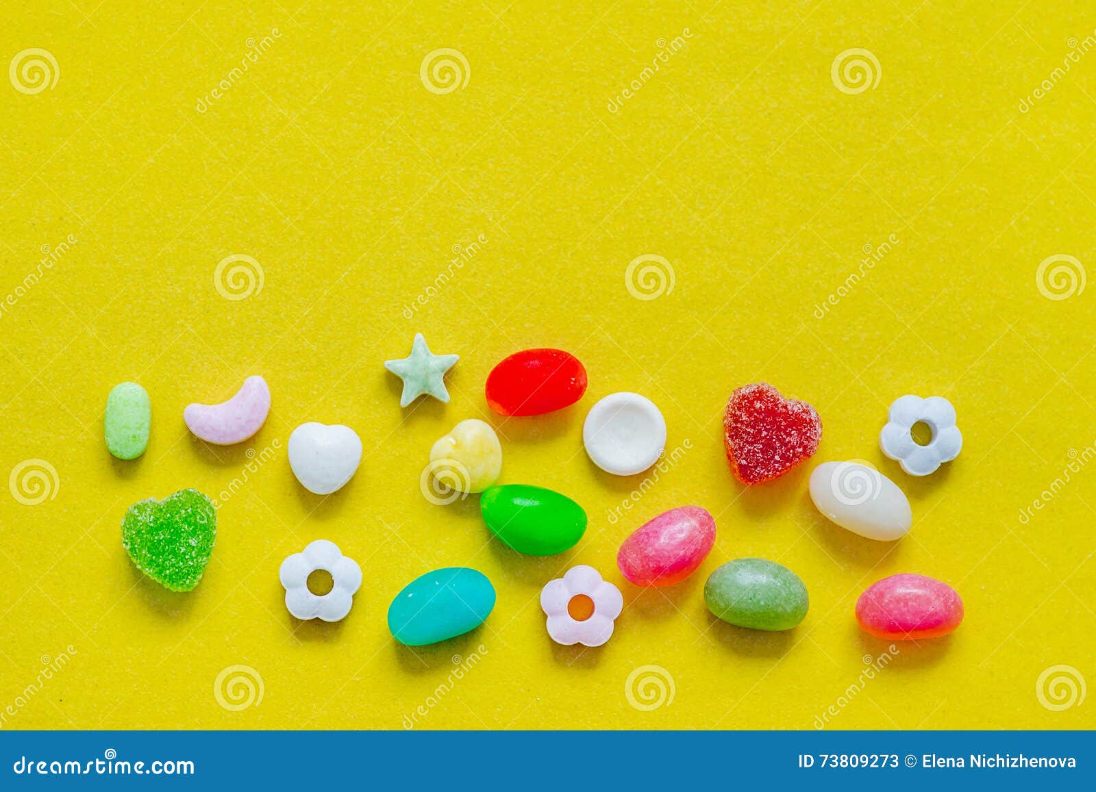 Bunch of Multi-colored Candy Stock Image - Image of sugar, closeup ...
