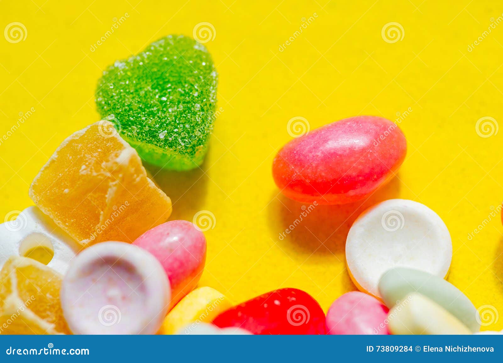 Bunch of Multi-colored Candy Stock Photo - Image of candy, food: 73809284