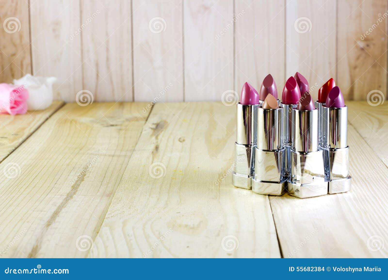 A Bunch of Multi-colored Lipsticks Stock Photo - Image of series ...
