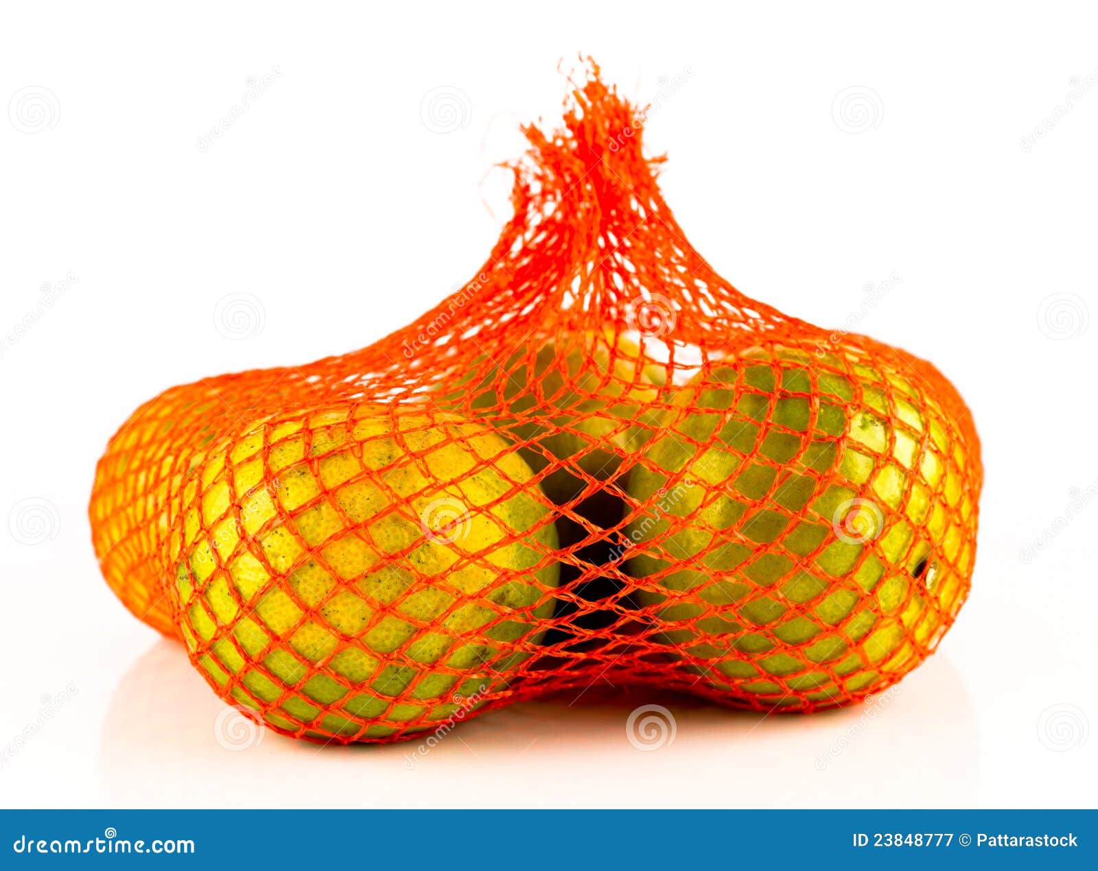 A Bunch of Oranges in Netting Package Stock Image - Image of background ...