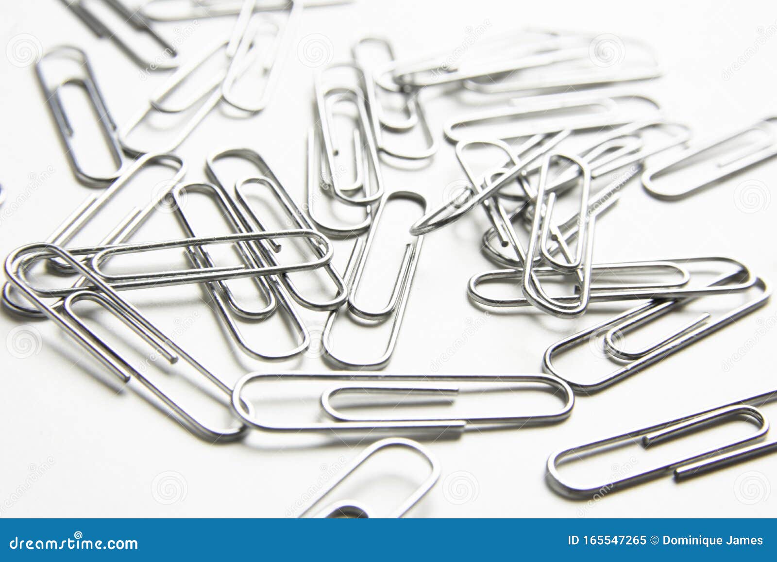A Bunch of Paper Clips stock image. Image of adjustable - 165547265