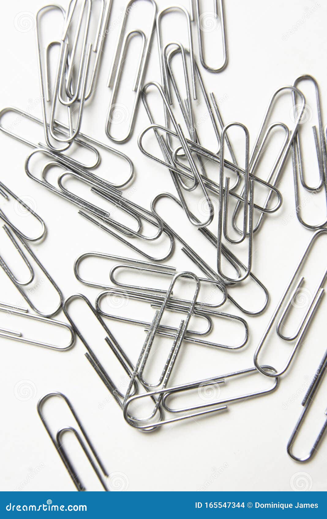 A Bunch of Paper Clips stock photo. Image of maintain - 165547344