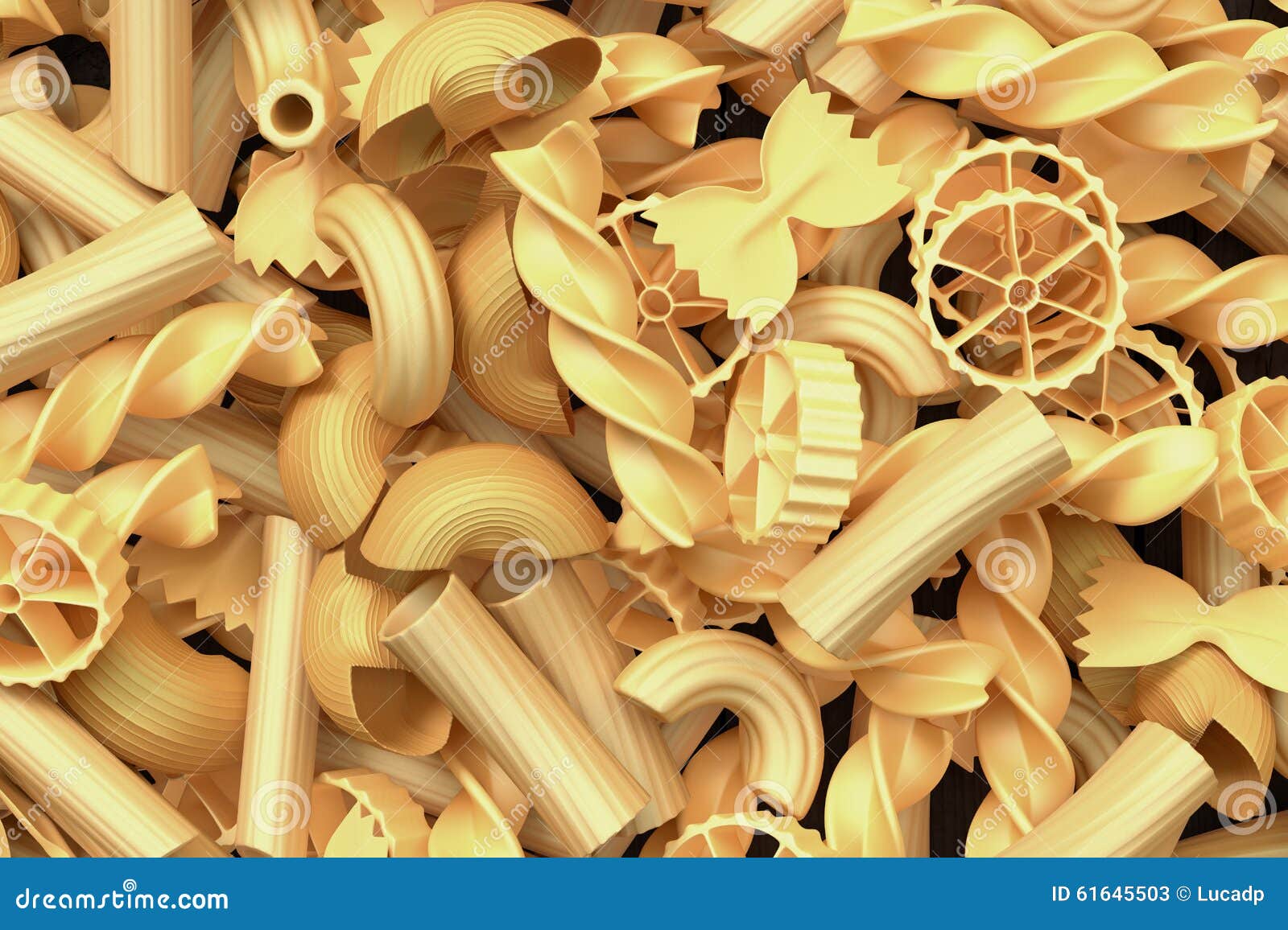 Bunch of pasta stock illustration. Illustration of close - 61645503