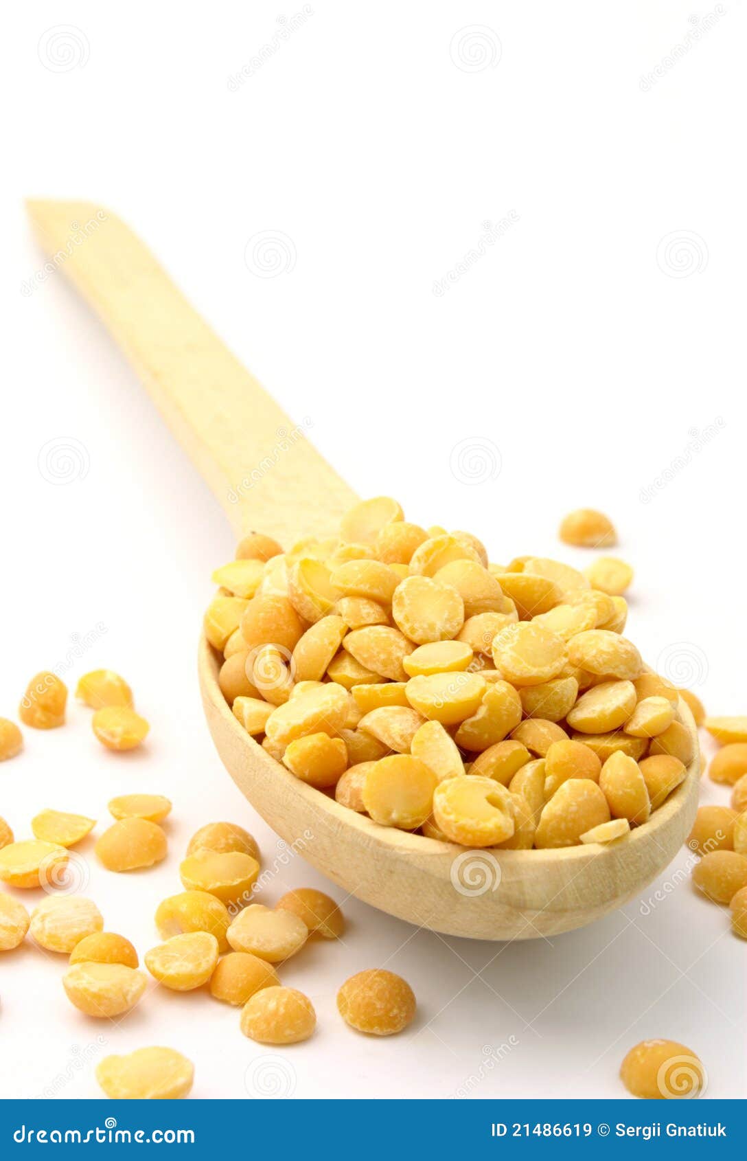 Bunch of pea grits stock image. Image of natural, spoon - 21486619