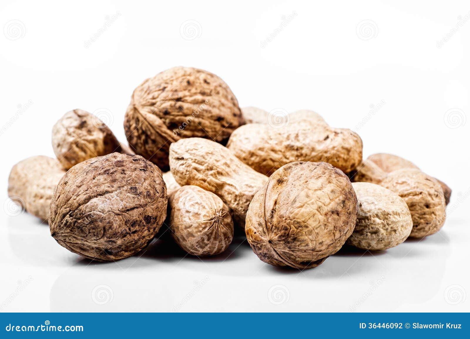 Bunch of peanuts stock photo. Image of eating, healthy - 36446092