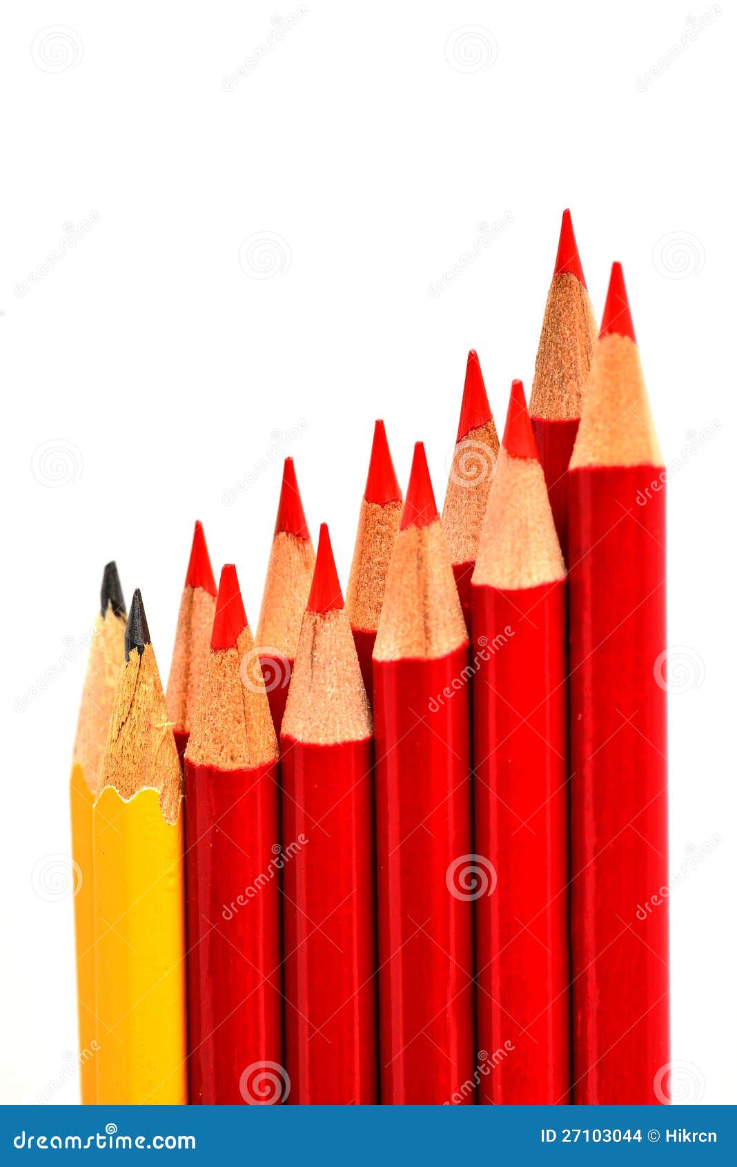 A Bunch of Pencil Isolated on White Stock Photo - Image of tool, draw ...
